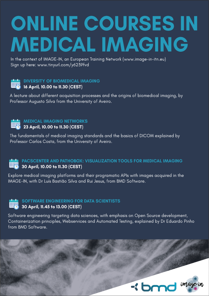 Exciting news from IMAGE-IN - Free courses in Medical Imaging - BMD ...
